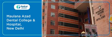 Maulana Azad Dental College New Delhi Radical Education