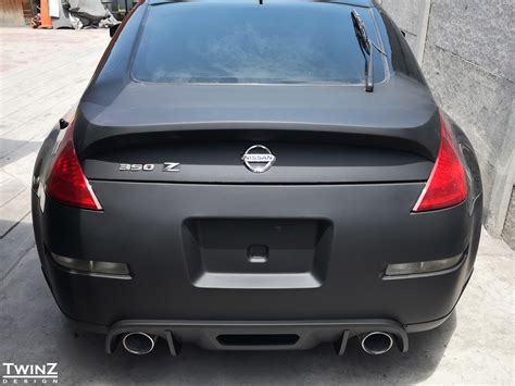 New Rear Diffuser And Rear Spats For The Nissan 350z Twinz Design