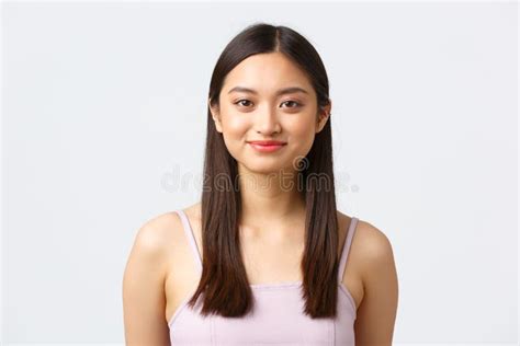 Beauty Fashion And People Emotions Concept Close Up Portrait Of