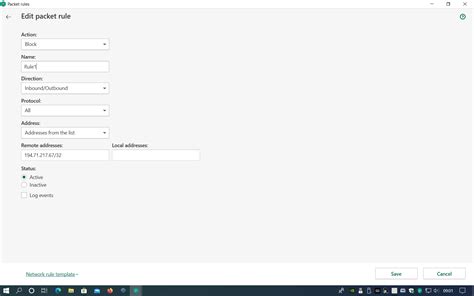 Is It Possible To Block Ip Ranges Kaspersky Internet Security Kaspersky Support Forum