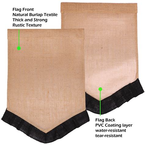 2 Pcs 12x18 Blank Garden Flags For Diy Plain Burlap Etsy