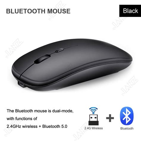 Dual Mode Wireless Mouse Bluetooth 5 0 2 4ghz Rechargeable Ultra Silent Usb C Pc Laptop Phone