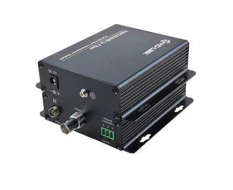 Coaxial To Fiber Optic Converter 1 Channel 5mp Hd Ahd Hd Cvi Hd Tvi