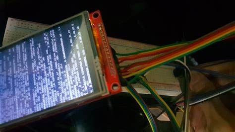 Stm32 Color Terminal Display Using Ili9488 320480 Youtube