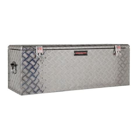 Thunderbox Aluminium Checkerplate Tool Box 180 Litre Supercheap Auto