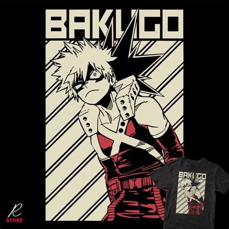 Camiseta Boku No Hero Mod 07 Bakugo Elo7