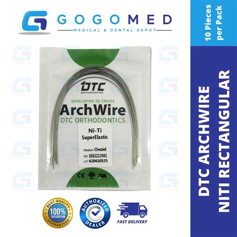 Dtc Usa Niti Archwire Rectangular Gogomed Supplies