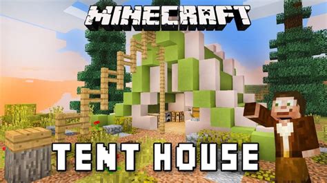 Minecraft How To Make A House Tent Scarland Survival Base Ep 1