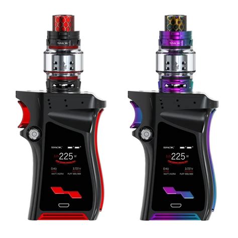 Smok Mag Kit With 225w Vape Box Mod Tfv12 Prince 8ml Atomizer Vaporizador Tank E Vape Electronic