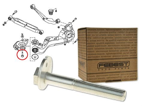 NISSAN QASHQAI 06 14 ŚRUBA REGULACJI ZBIEŻNOŚCI 7606655022