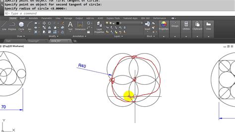 Cad Circle 예제1 Youtube