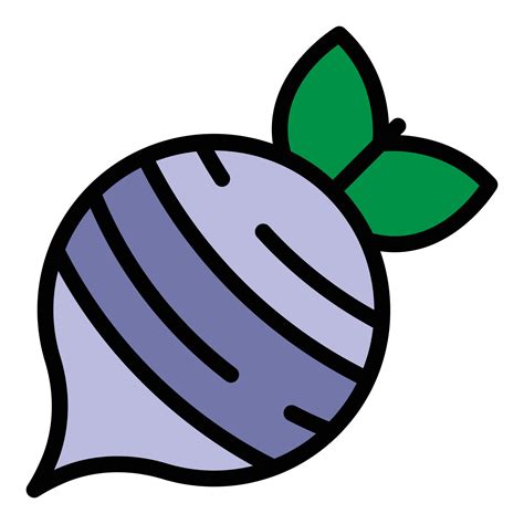 Garden Beet Icon Color Outline Vector 15062697 Vector Art At Vecteezy