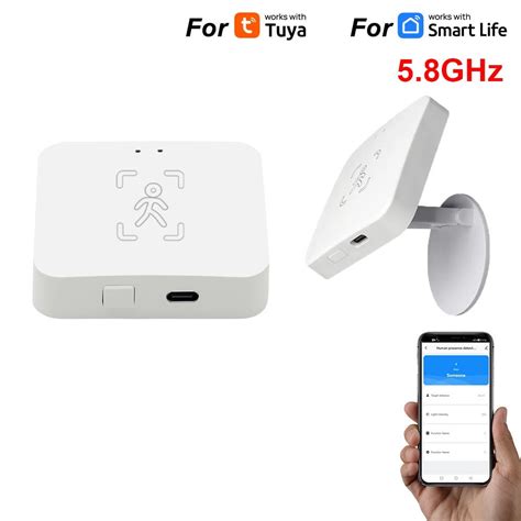 Wifi Human Presence Sensor Detector With Luminance Sensorfor Smart Home
