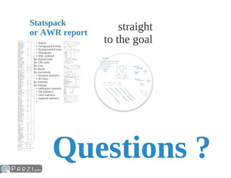 Reading Awr Or Statspack Report Straight To The Goal Ppt