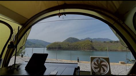 충주카누캠핑장 With 새 텐트 Youtube