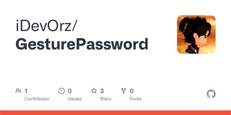 Github Idevorzgesturepassword