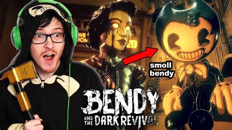Bendy And The Dark Revival Is Finally Here Trailer Reaction Youtube