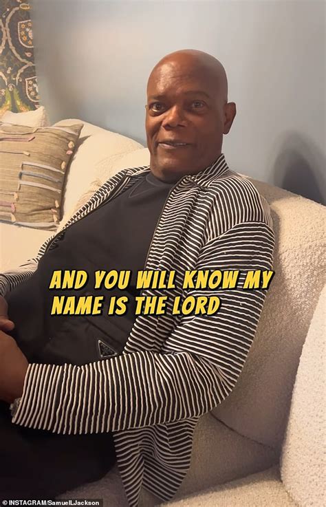 Samuel L Jackson Recites Ezekiel 2517 Speech From Pulp Fiction