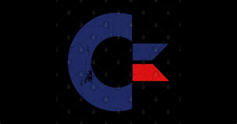 Vintage Commodore C Geek Sticker TeePublic