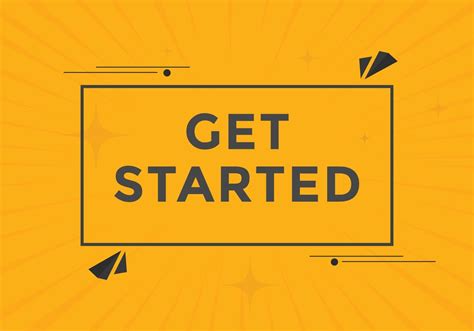 Get Started Text Button Web Button Banner Template Get Started