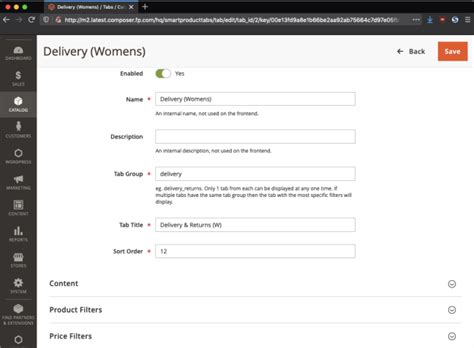 Smart Product Tabs Magento 2 Extension Fishpig