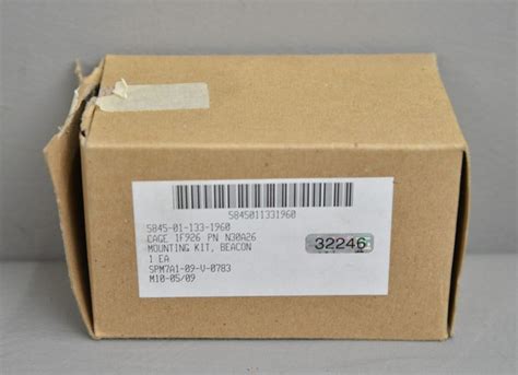 Dukane N30a26 Mounting Kit Silver Tso C121 Underwater Acoustic Beacon 4