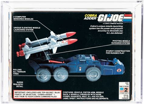Hake S G I JOE A REAL AMERICAN HERO COBRA ADDER SERIES 7 VEHICLE