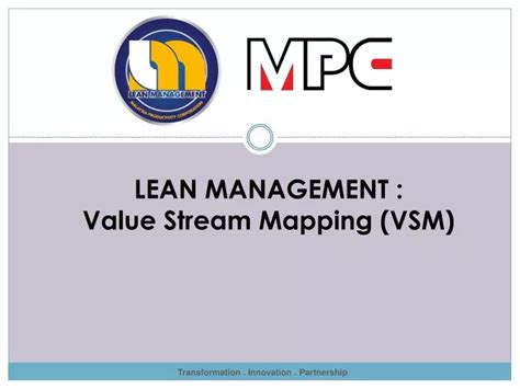 PPT LEAN MANAGEMENT Value Stream Mapping VSM PowerPoint Presentation ID