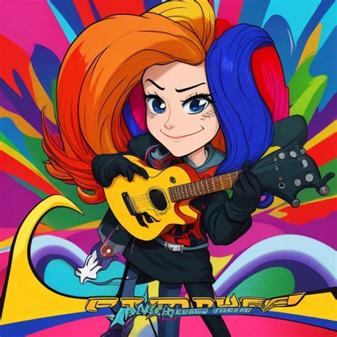 Illustrate Cartoon Mixtape Cover Art Cartoon Album Cover By