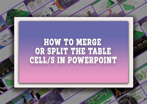 How To Merge Cells In Powerpoint