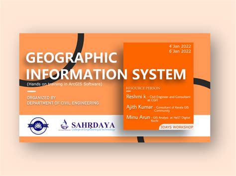 Geographic Information System Gis Hands On Training Session In