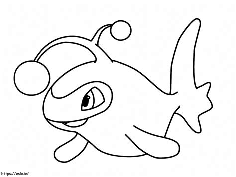 Lanturn Gen 2 Pokemon Coloring Page