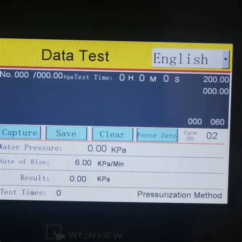 Digital Textile Fabric Water Air Permeability Testerwater Permeability