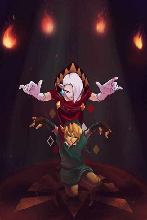Legend Of Zelda Ghirahim X Link Ghiralink Cinéma Jeux