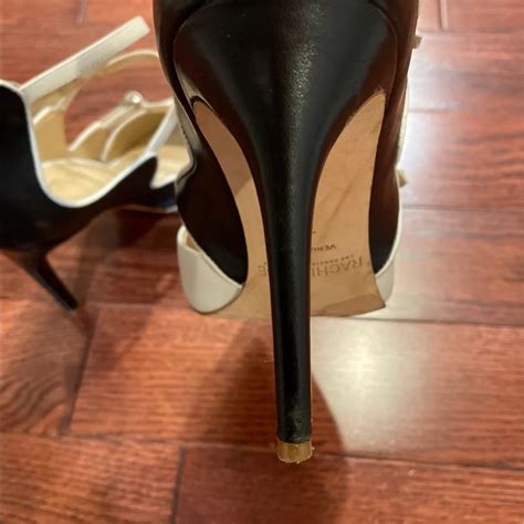 Rachel Zoe Black And White Closed Toe Stilletos Size Gem