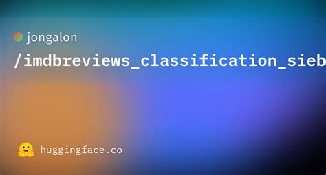 Jongalonimdbreviewsclassificationsiebertv01 At Main