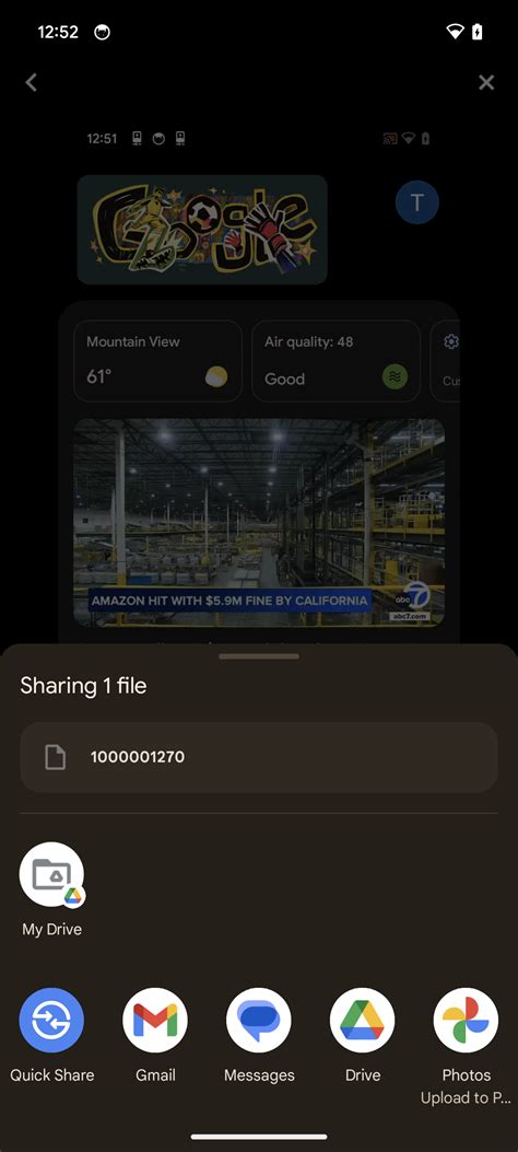 Android Share Sheet Does Not Display Video Preview Stack Overflow