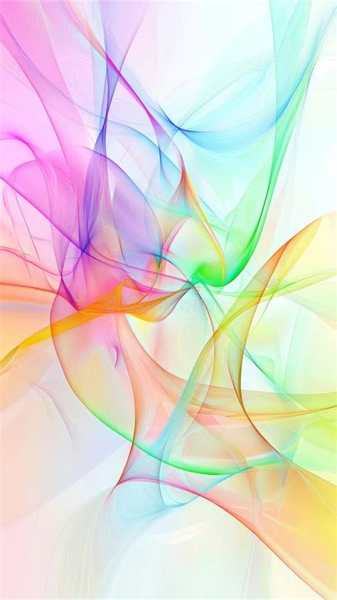 Intertwined Flowing Lines In A Spectrum Of Colors Create A Dynamic And Vibrant Abstract