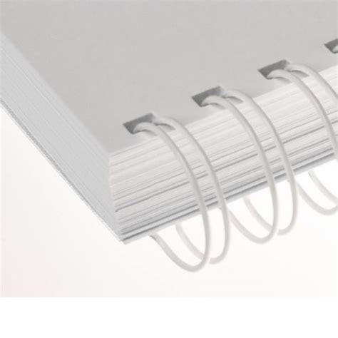 White Twin Loop Wire Ambind Corporation