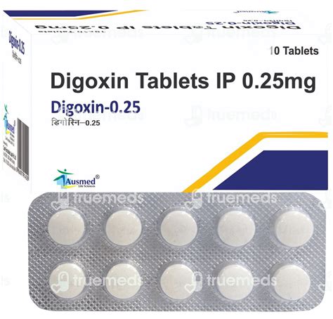 Digoxin 025 Mg Tablet 10 Uses Side Effects Dosage Price Truemeds