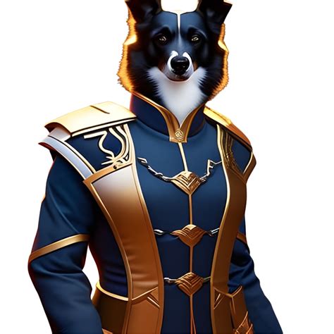 Anthro Border Collie By Dracoawesomeness On Deviantart
