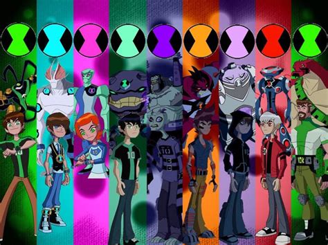 All Ben Tennasons Ben Omniverse Ben Ben Alien Force