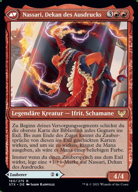 Nassari Dekan Des Ausdrucks Strixhaven School Of Mages Deutsch