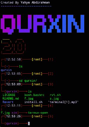 Qurxin Termux Change Termux Theme And Interface