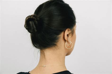 Lola And Sofia Hoops Curvy Outfits Beautiful Asian Women Bun Hairstyles Sofia 14k Yellow