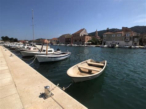 Waterfront In Stari Grad Town Stock Image Image Of Water Worship