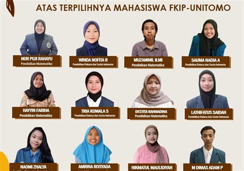 12 Mahasiswa Fkip Unitomo Diterima Kampus Mengajar 5 Luar Biasa
