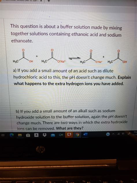 Answered This Question Is About A Buffer Bartleby