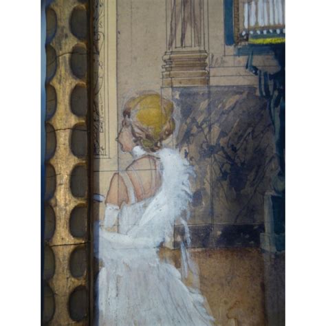 Original Gouache And Ink Architectural Masterwork Of Vienna Hofburg