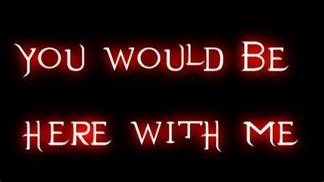 Evanescence Call Me When You Re Sober Lyrics One News Page Video